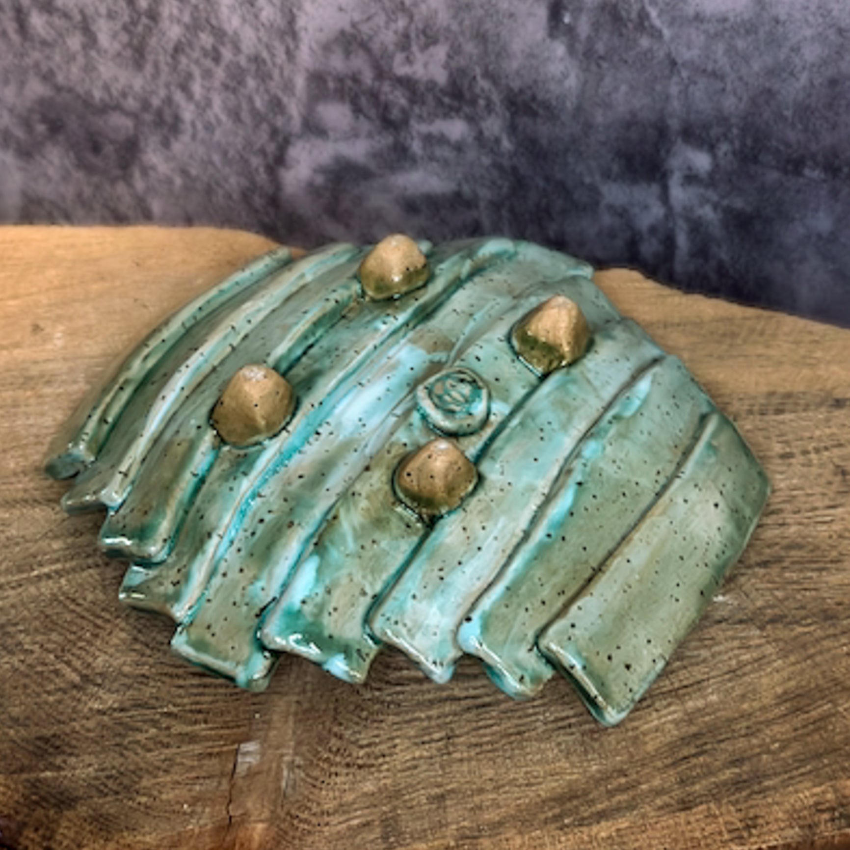 Dish - Slab Strip in Turquoise Green – Marvelous Mud Pottery Studio